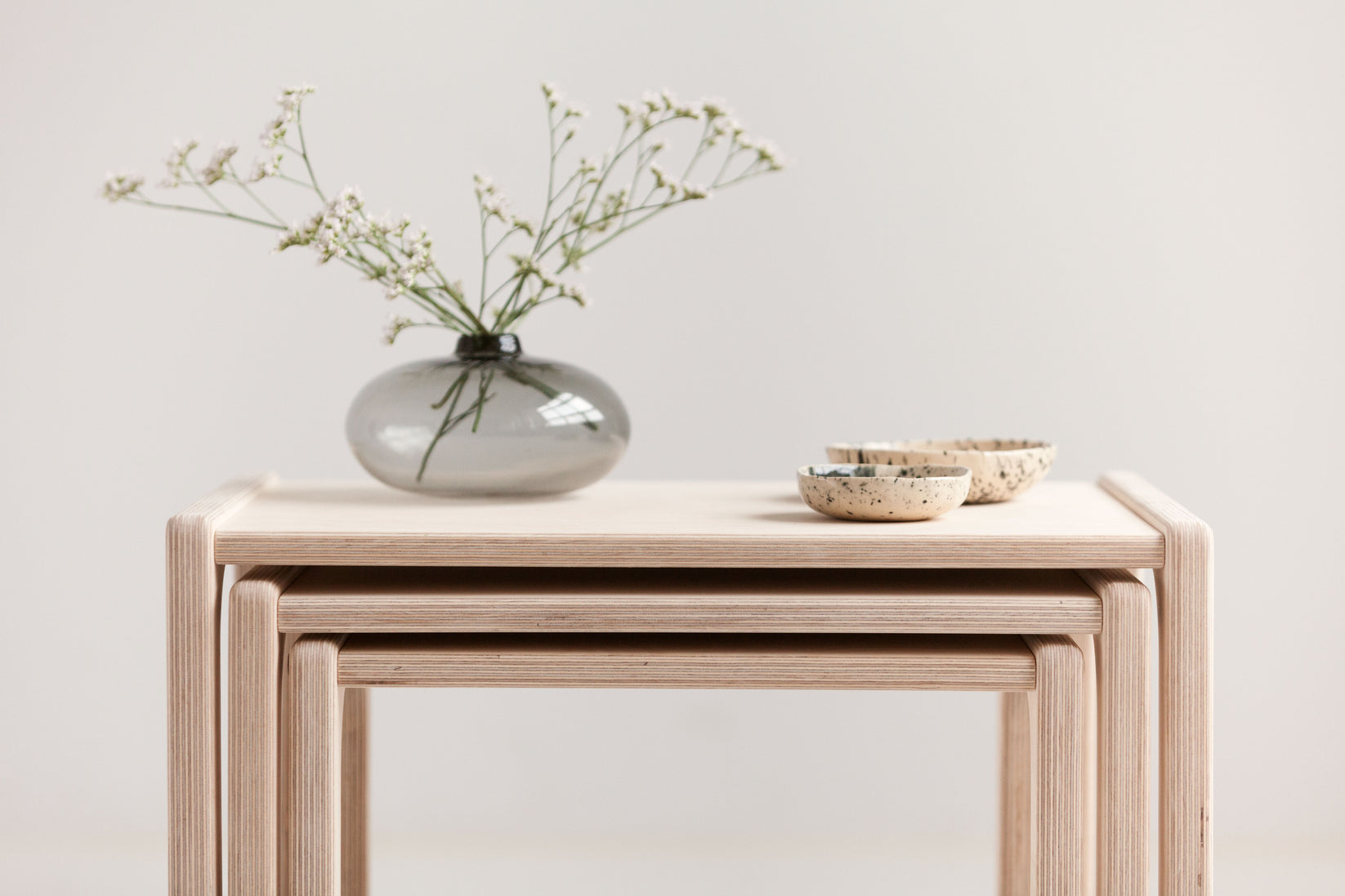 Mid Century Modern Nesting Coffee Table | Handcrafted Excellence