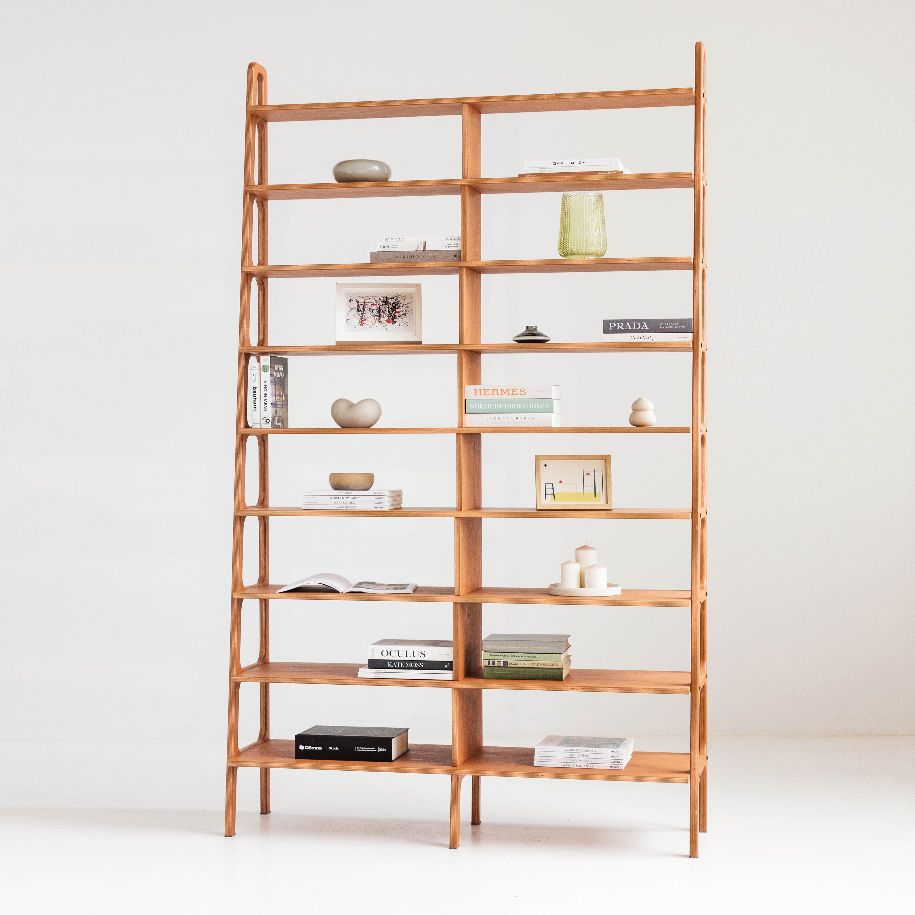 Maxi Plus Bookcase– 94-Inch Tall, 9-Shelf Storage with Custom Width Options