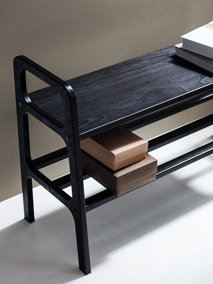 Handcrafted Mid-Century Bench: Timeless Elegance